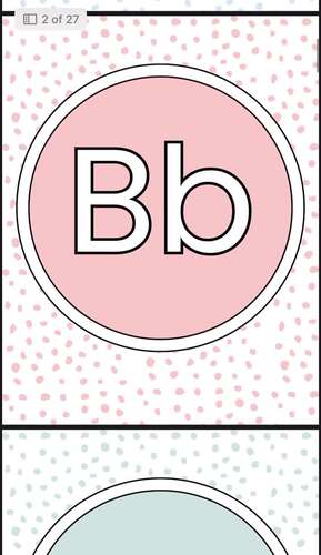 Pastel Spotted Alphabet Posters by Gracefully Loved Co | TPT