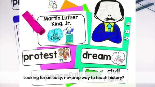 Martin Luther King Jr Activities MLK Day Black History Month Bulletin Board