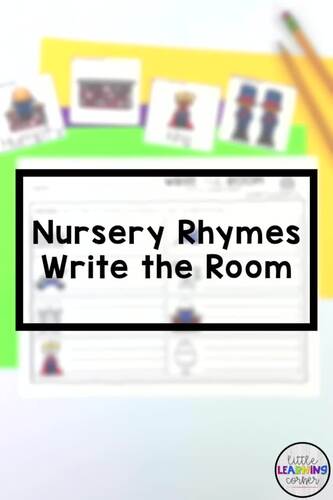Nursery Rhymes Write the Room HUMPTY DUMPTY by Little Learning Corner