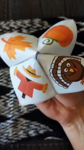 Gratitude Catcher Activity (Fall Thanksgiving Cootie Catcher Game)