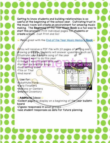 BUNDLE Back to School and End of the Year Writing Prompts | TPT