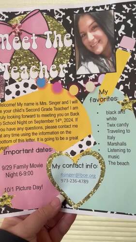 Composition Notebook Meet the Teacher Template Editable | TPT