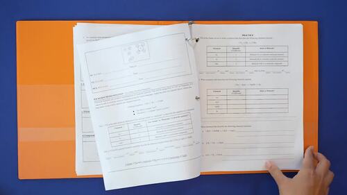 CHEMISTRY Bundle || Build Your Own INTERACTIVE TEXTBOOK with PRACTICE!