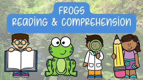 All About Frogs Reading Frog Life Cycle PreK Kindergarten First Second ...