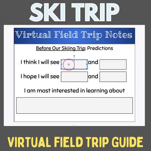 Virtual Ski Trip Guide | Interactive Activities for Google Slides™