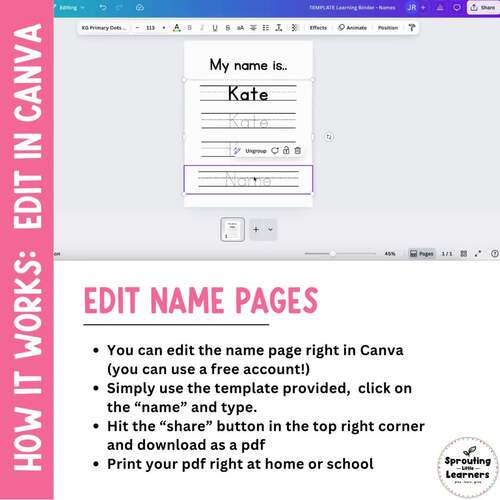 Preschool Learning Binder | Busy Book Printable | Alphabet, Numbers ...