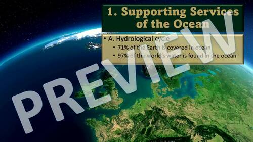 AP Environmental Science Human Impact on the Oceans Complete Lesson BUNDLE