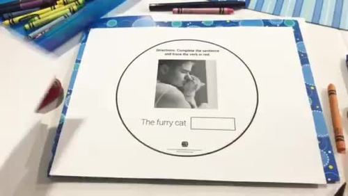 Verb Key Experience Montessori Grammar Symbol Extension Booklet | TPT