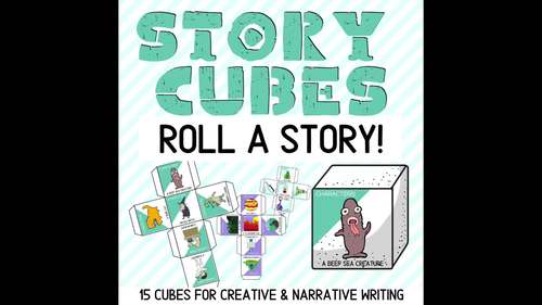 15 Story Cubes - Roll a Creative Narrative Story by The Scaffolding Queen