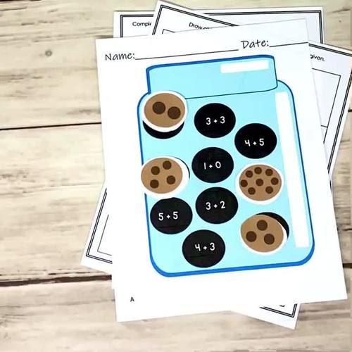 Counting, Adding and Subtracting Activities and Worksheets | Cookie Jar ...