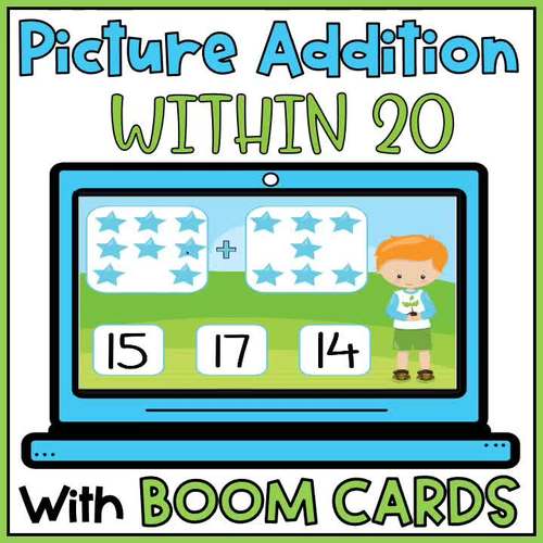 Earth Day Picture Addition to 20 Boom Cards - Adding with Pictures ...