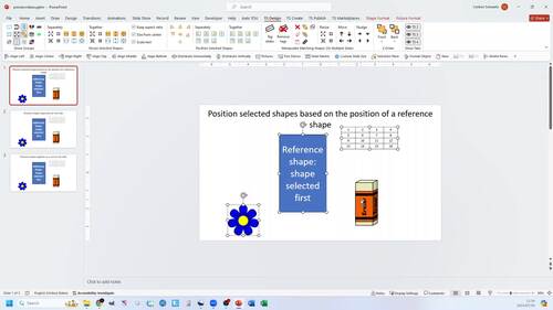 Position Selected Shapes - Time Savers Add-in for PowerPoint | TPT