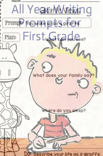 WRITING PROMPTS 1st Grade GRAPHIC ORGANIZERS Opinion Informative Narrative