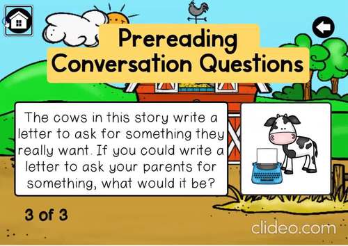Click Clack Moo | Multilevel Book Companion | Digital No Print | TPT