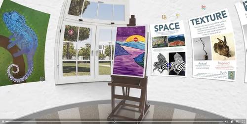 Elements of Art Escape Room: Visual Art Digital Escape Room 360 for Art