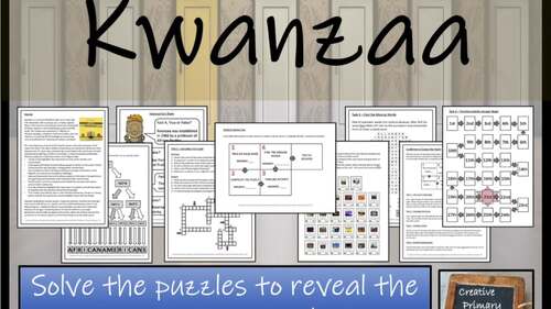 Kwanzaa Escape Room Activity by Creative Primary Literacy | TPT