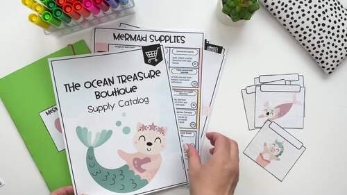 Adopt a Mermaid, Project Based Learning, End of Year Themed PBL Activity