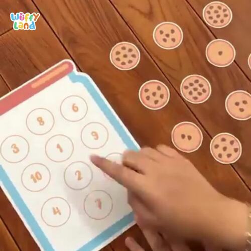 Counting Cookies Game | Math Center Activity for Preschool & Kindergarten