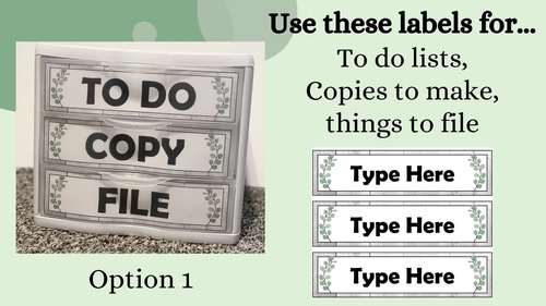 Editable Sterilite 3 Drawer Labels Farmhouse by Ryse And Teach | TPT