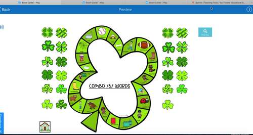 ST. PATRICK'S DAY SHAMROCK CLOVER, DIGITAL BOOM CARDS, ARTICULATION
