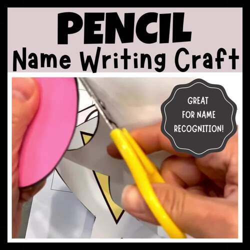 Back to School Craft | Preschool & Kindergarten Name Craft | Back to School