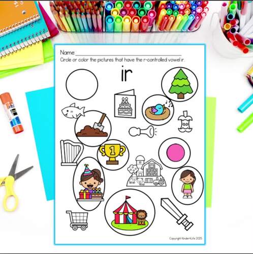 Bossy R Reading Passages Worksheets R Controlled Vowels Combination IR ...