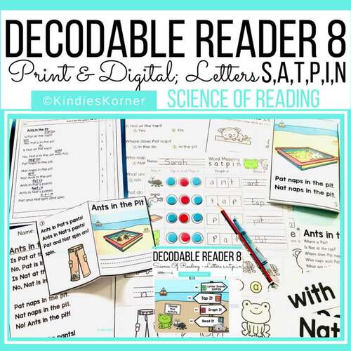 SATPIN Decodable Reader Science of Reading SoR Aligned Print & Digital ...
