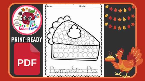 Q Tip Painting Thanksgiving | Q-Tip Painting & Connect-the-Dots Activities