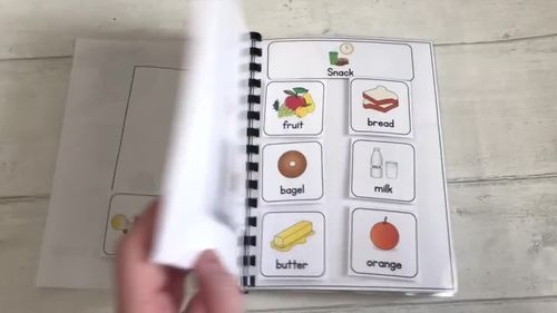 Communication Book with Symbols for Autism and Special Education