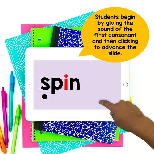 Consonant Blends Successive Blending Slides | Decoding with Phoneme ...