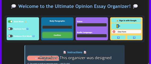 Opinion Graphic Organizer by Made by Maggie Teaching Tools | TPT