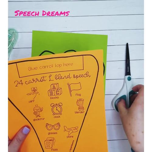 Easter Bunny Race Car Speech Therapy Craft for Articulation and ...