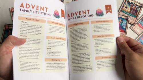 25-Day Christian Advent Devotional Kit | Family Christmas Countdown ...