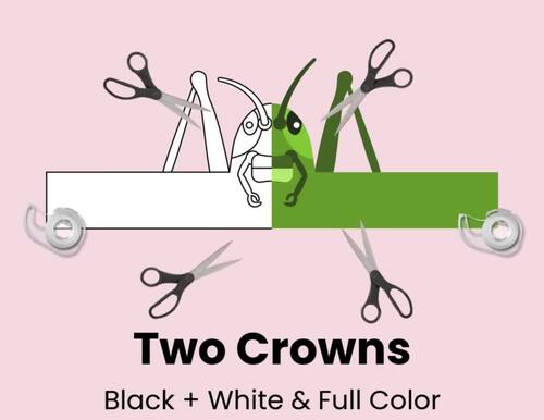 Grasshopper Crown / Mask / Costume / Animal / Headband ** Two Crowns