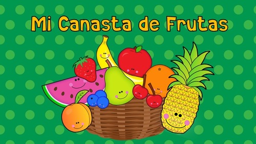 Mi Canasta de Frutas / My Fruit Basket (Spanish Fruit Vocabulary Video)