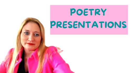 Poetry Presentation Assignment by Teacher for Inclusion | TPT