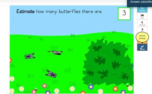 Spring Estimating and Counting to 10 Activity Digital Boom™ Cards
