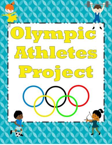 Olympic Athlete Research Project by Cindy's Treasures | TPT