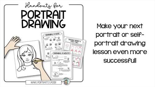 how to draw a portrait elementary