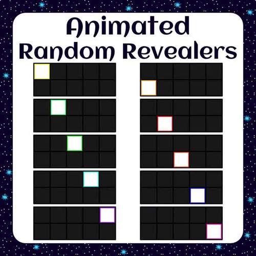 Animated GIF Random Revealers Clipart – 10 Blocks | TpT