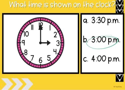 2nd Grade Telling Time Boom Cards v.2 by Math with Marneshia | TPT