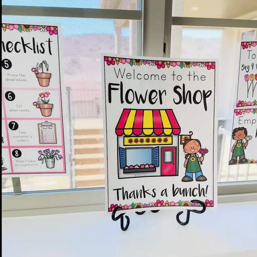 Flower Shop Dramatic Play Printables - Garden Dramatic Play Pretend Florist