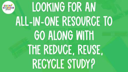 Reduce Reuse Recycle, Creative Curriculum: Question of the Day Real ...