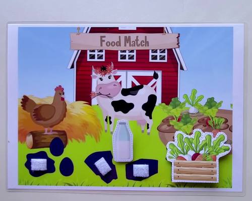 Farm to Table Life Skill Activity, Preschool Montessori Worksheet ...