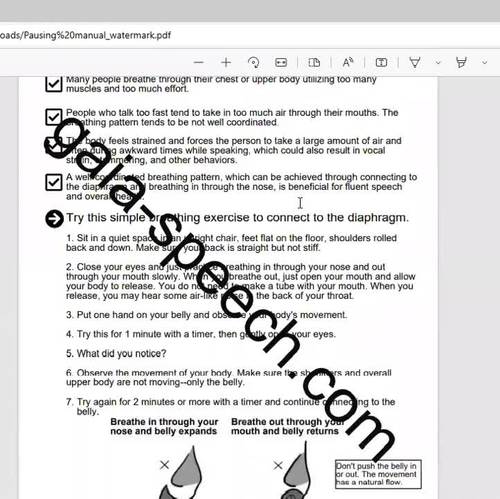 SLOWING DOWN SPEECH RATE FOR TEENAGERS AND ADULTS by Gaia-speech