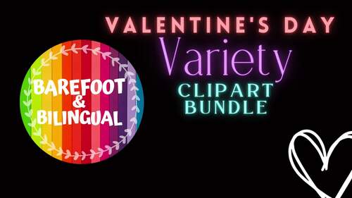 Valentines Day Clipart Variety Bundle - Math Clipart, Literacy Clipart ...