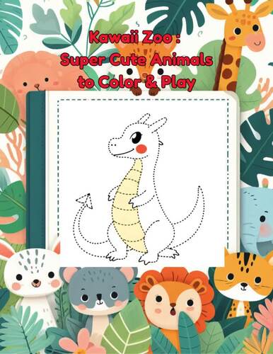 Kawaii Animals Activity Pack – Cute Coloring & Learning Fun! | TPT