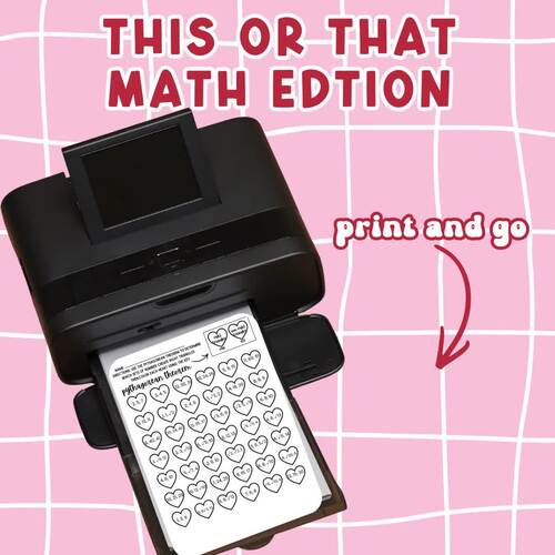 Valentine's Day Math Prime or Composite Worksheet Number Sense Activity