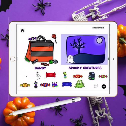Halloween Categories Boom Cards ©SPEECH FRIEND by Speech Friend | TPT