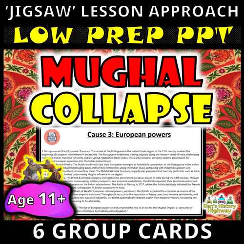 Why Did the Mughal Empire Collapse? | Collaborative Lesson | TPT